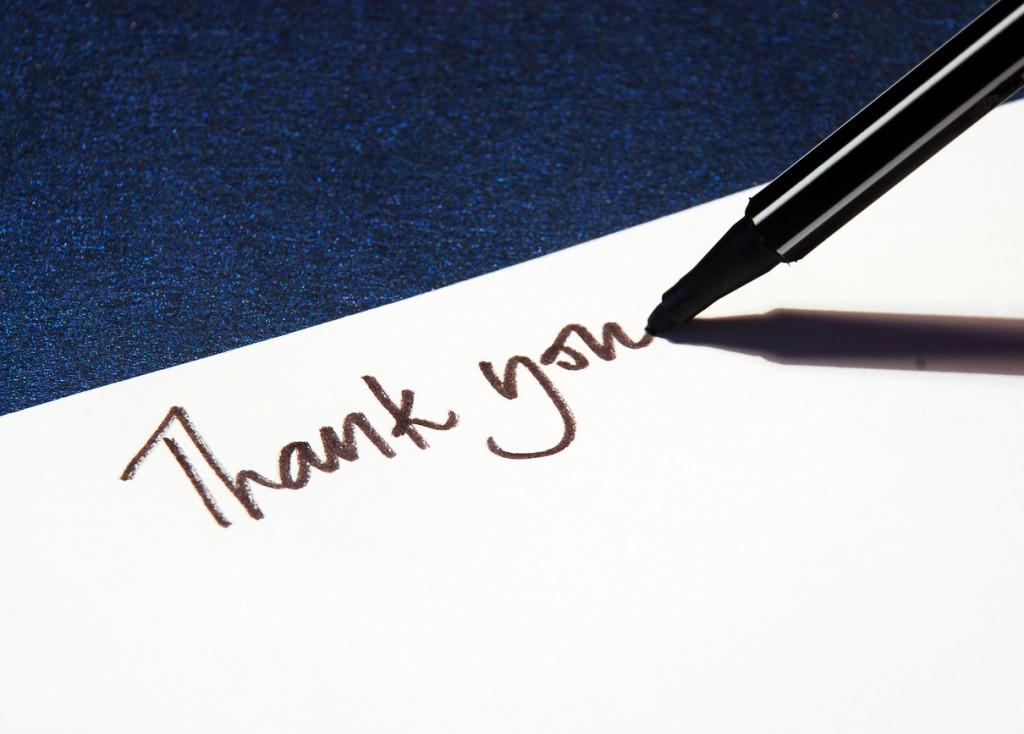 Preparing a Note of Gratitude – 9P Online